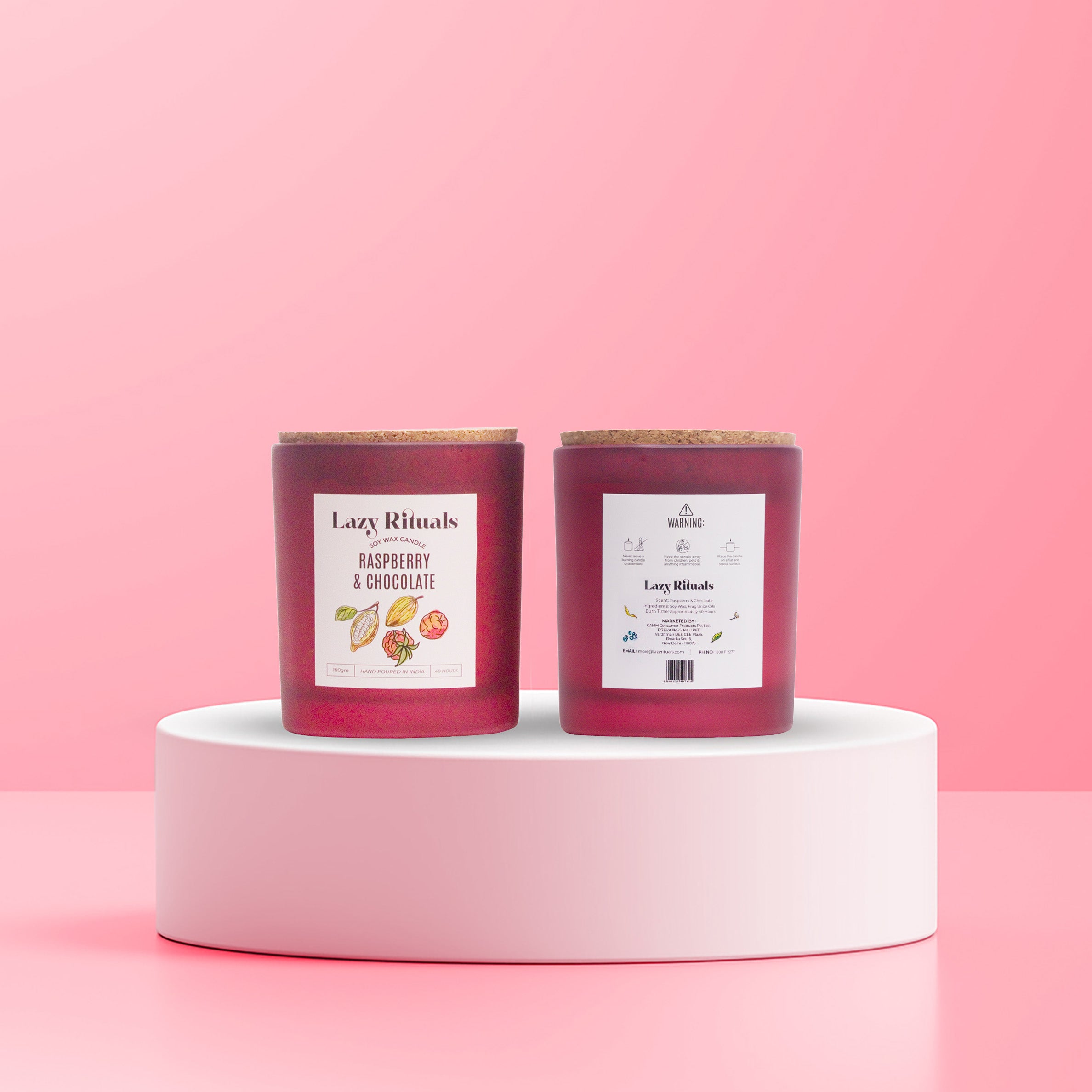 Raspberry & Chocolate Candle